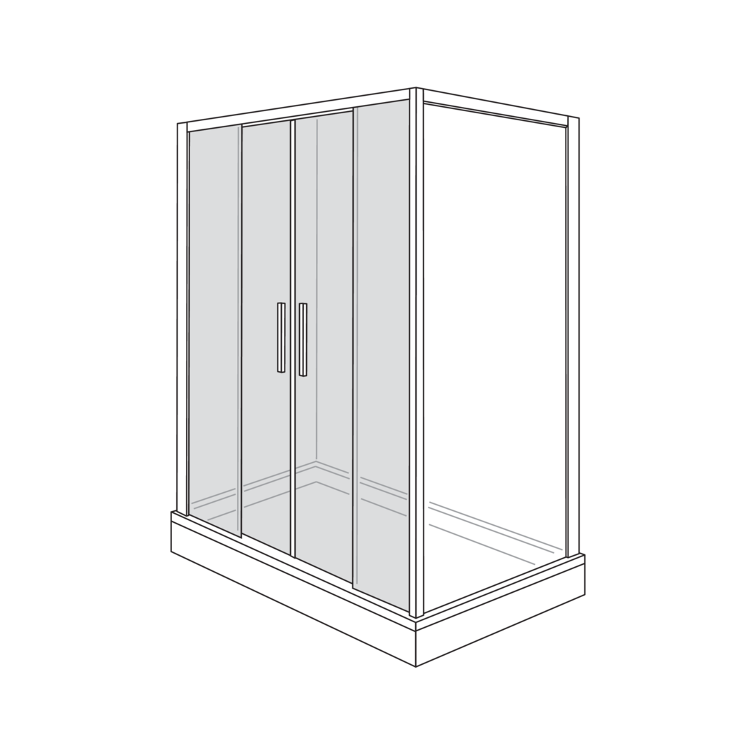 Bella Vita - Shower walls - DUSCHOLUX - a luxurious shower